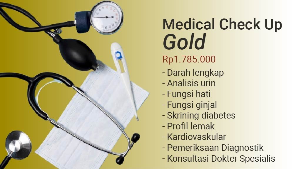 Medical Check Up Paket Gold - Klinik Utama Bunga Emas