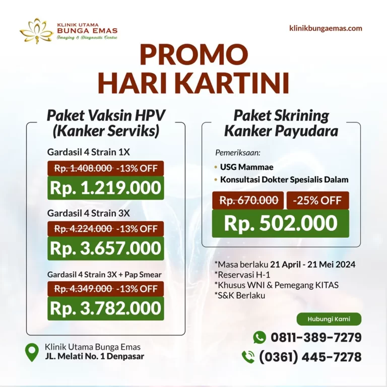 Paket USG Mammae (Payudara) di Denpasar, Bali - Klinik Utama Bunga Emas